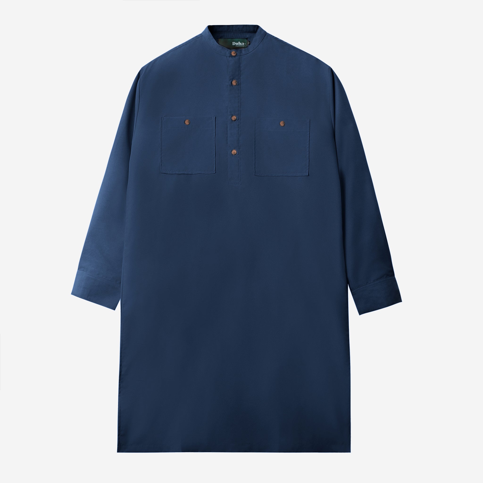 Gamis Duha Muslimwear - Razq Long Gamis - Navy